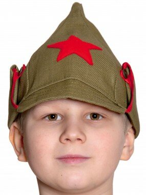 Буденовка, головной убор для мальчика, полиэстер, размер 52-54
