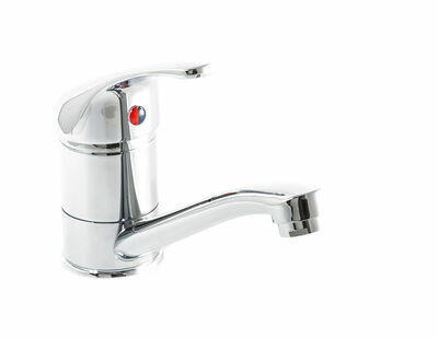 Смеситель Кухня SANTREK AQUA-635 "MODERN" шар. d-40 SB58/SB57 короткий нос (на гайке)