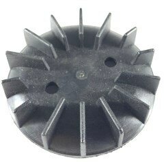 Крыльчатка двигателя компрессора (диаметр - 65 мм, посадка - 8 мм, толщина 15 мм)