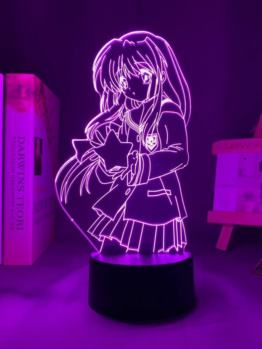 Ночник Аниме Кланнад - Anime Clannad. Подарок фанату аниме и манги — декор в комнату с любимыми персонажами, в стиле отаку и японской анимации.