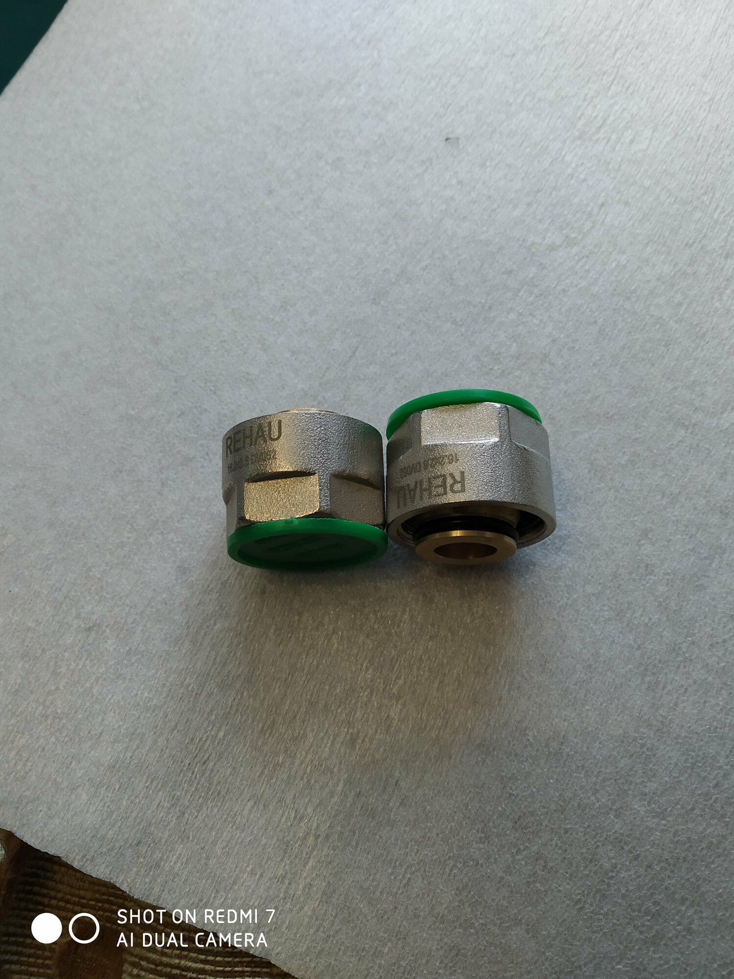 Резьбозажимное соединение Рехау Rautitan Flex Pink, бронзовый, 16x2.2xG3/4, евроконус 2 - штук