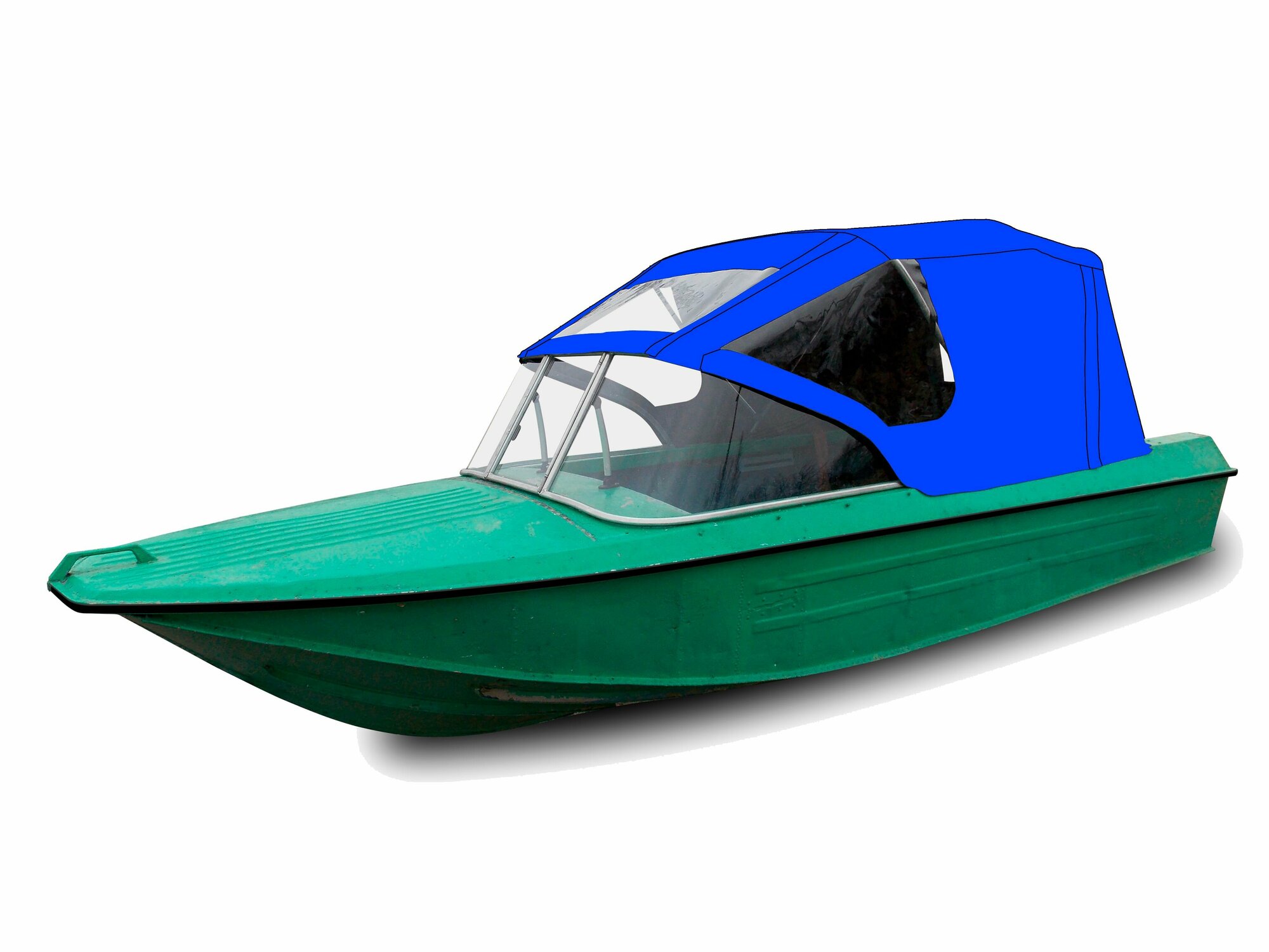 Ока-4. Стекло с калиткой, тент, дуги, крепления. Комплект