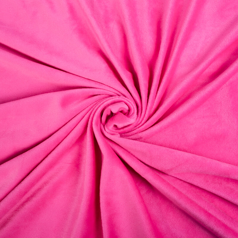 Искусственный мех вельбоа. Цвет ярко-розовый. Готовый отрез 1*1,5 м.