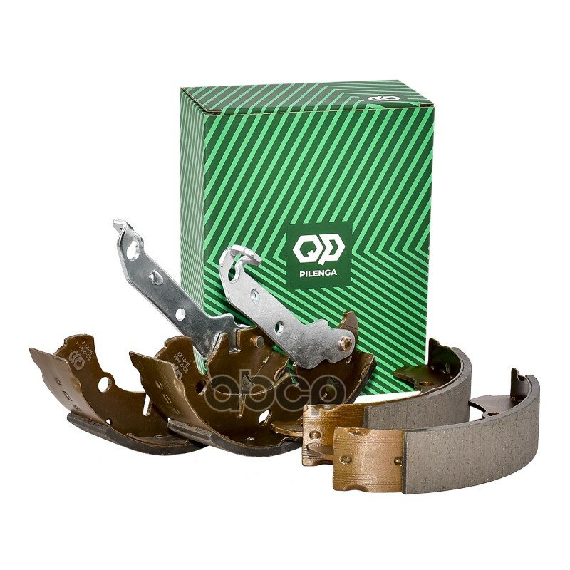 Колодки тормозные барабанные задние со скобами для ручника LADA VESTA FUSION PILENGA арт. BSP8454