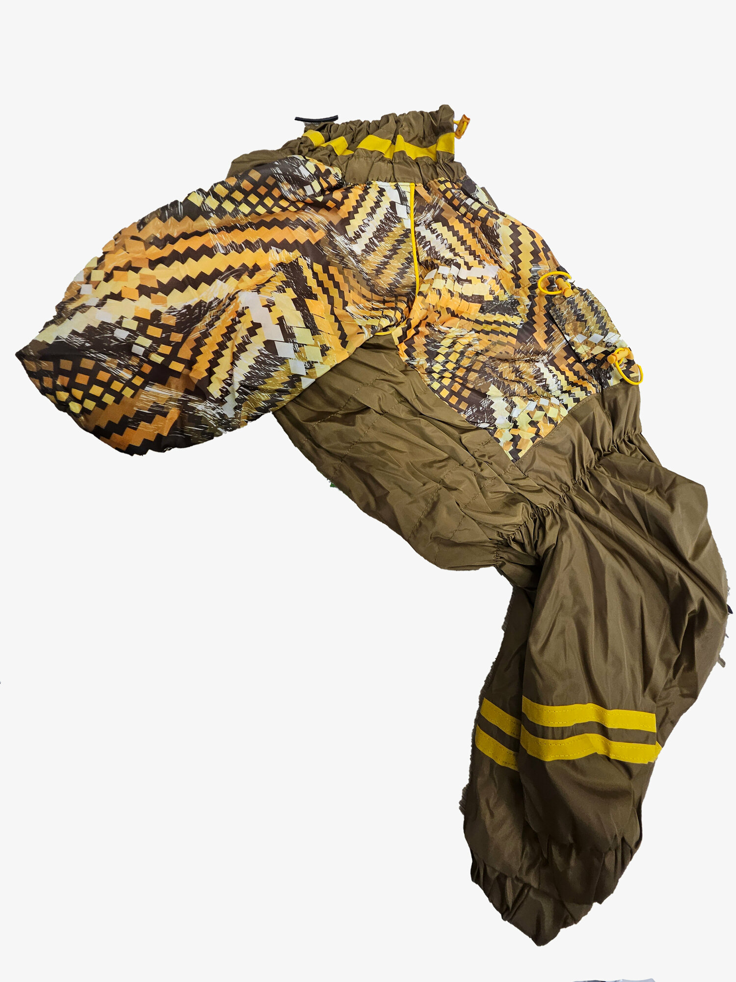 For my dogs комбинезон желто/коричневый для девочек А3