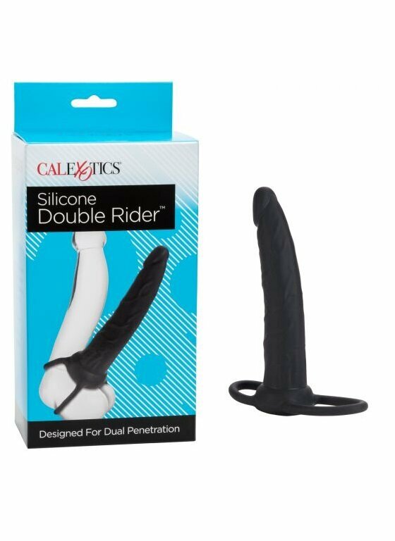 Страпон для двойного проникновения (пенетрейшен) Silicone Double Rider