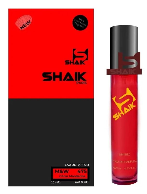 SHAIK Парфюмерная вода unisex MW475 (Молекула мандарин) Ecentric Molecula M01+Mandarin, 20 мл.