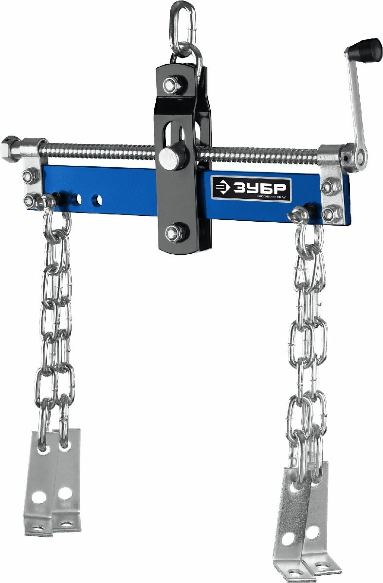 Траверса для гидравлического крана ЗУБР Профессионал грузоподъемность 700 кг с регулируемым винтом