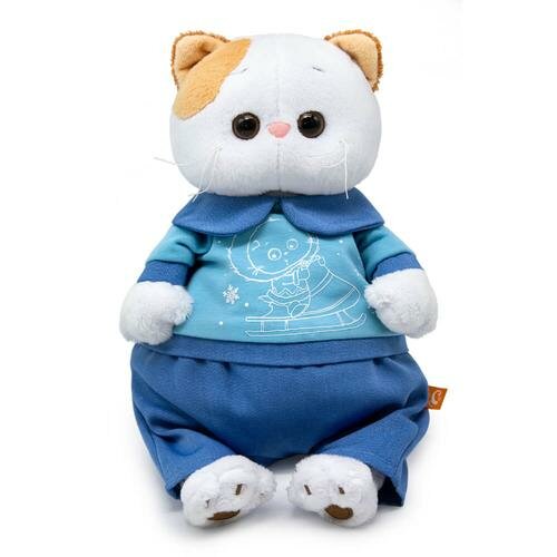 Budi Basa Мягкая Игрушка Кошечка Ли-Ли в голубом комплекте (24см, в подарочной коробке) LK24-131