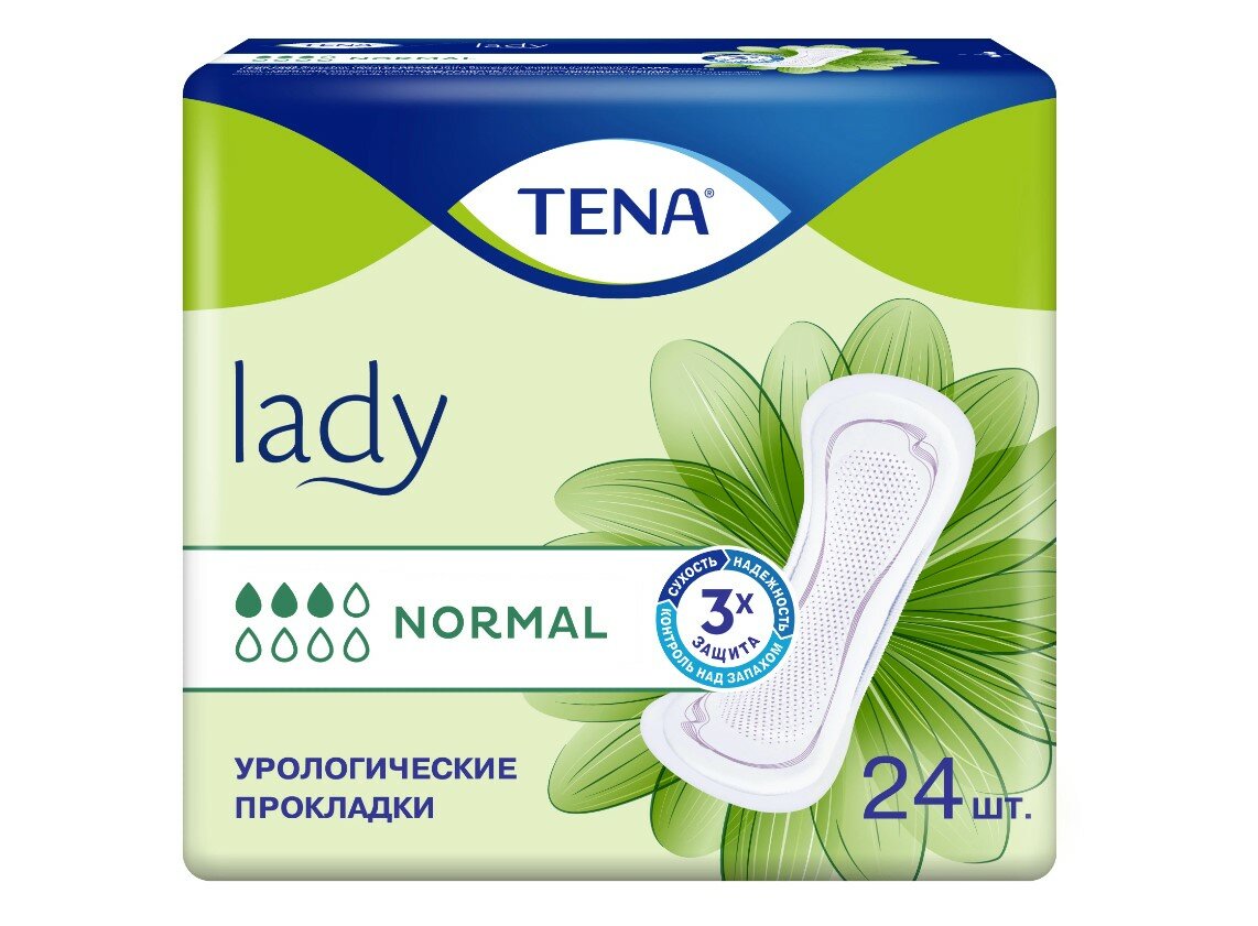 Прокладки урологические женские Tena Lady Slim Normal, 24 шт.