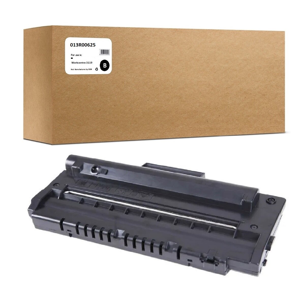 Совместимый картридж Compatible 013R00625, для принтера Xerox WorkCentre 3119, на 3000 страниц, черный.