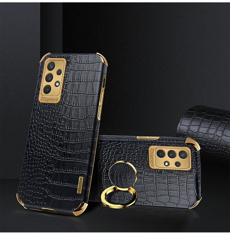 Противоударный чехол MyPads для Samsung Galaxy A52, черный