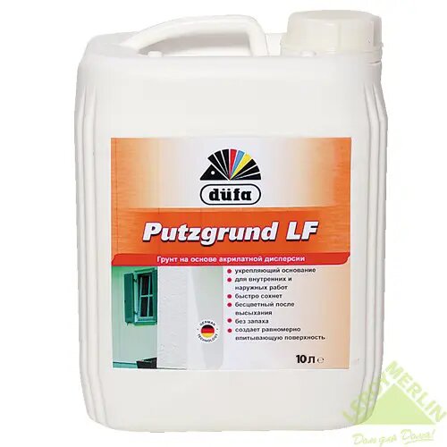 Грунтовка Dufa Putzgrund прозрачная 10 л