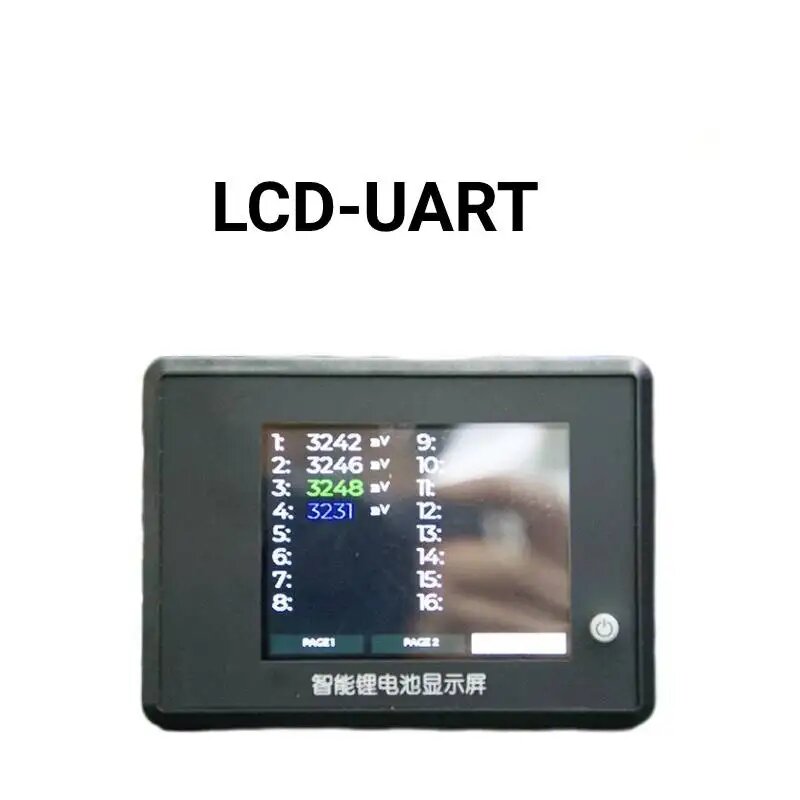 JBD Smart BMS Аксессуары для мониторинга батареи UART LCD Display