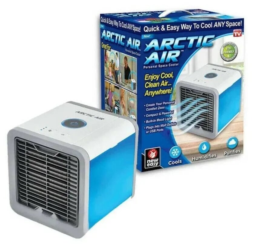 Arctic Air Кондиционер-увлажнитель воздуха настольный, от USB