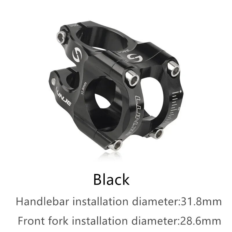 LUNJE Вынос руля MTB 31.8 мм Черный, Black