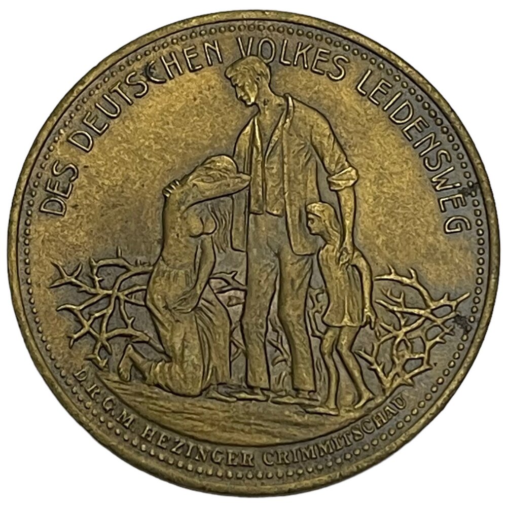 Германия (Веймарская республика), медаль "Гиперинфляция. Страдания немецкого народа" 1923 г. (Лот 3)