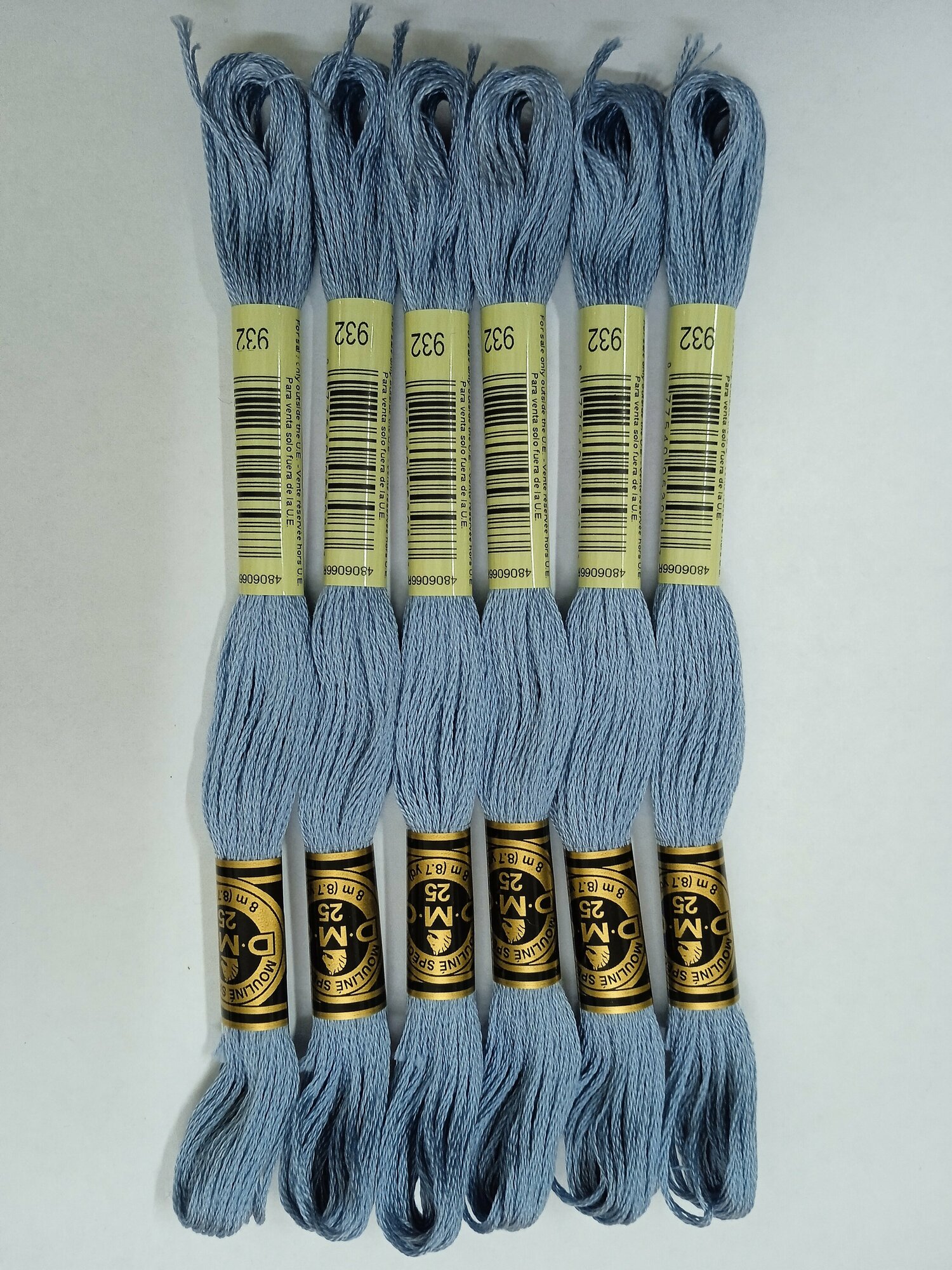 Набор ниток мулине, 8 м, 6 шт DMC-932_6