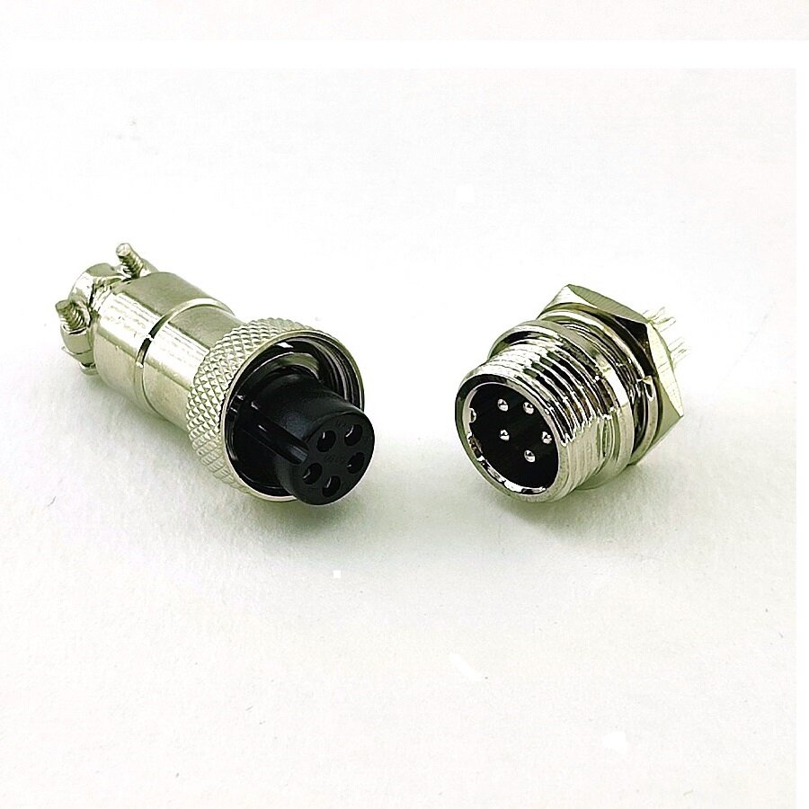 Разъем в сборе GX12 5pin ( GX12 12M-5A + GX12 12M-5B )