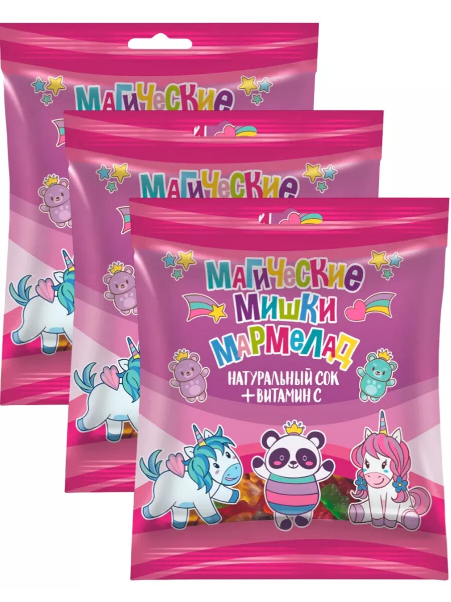 Мармелад жевательный Магические Мишки 90 г * 3 шт