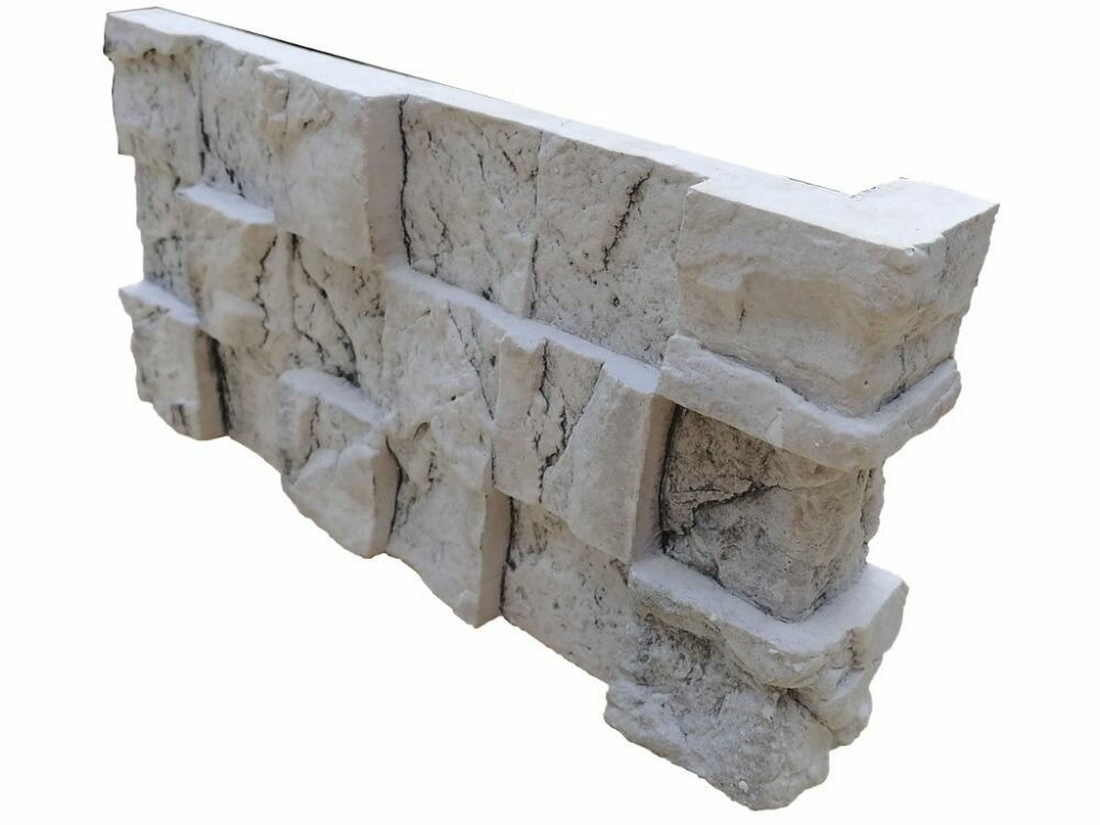 Угловой Элемент Русский Камень 1 м. п. Гипсовой Плитки 3D Мозаика Артикул 07.00. У Крит.