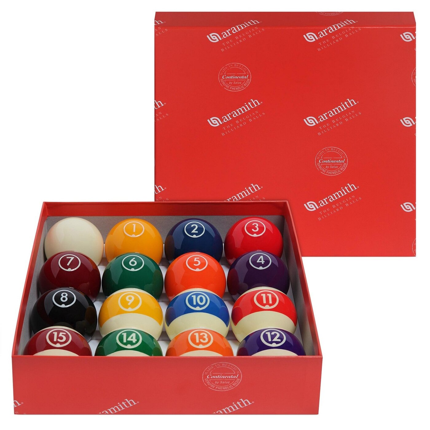Комплект шаров для бильярда Aramith Continental Pool 57,2 мм