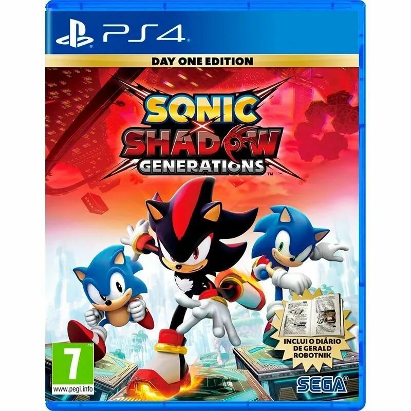 Игра на диске Sonic x Shadow Generations. Day One Edition (PS 4, PS 5, Русские субтитры)
