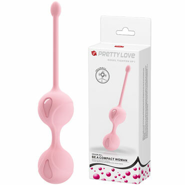 Baile Pretty Love Kegel Tighten Up II, розовые Вагинальные шарики со смещенным центром тяжести