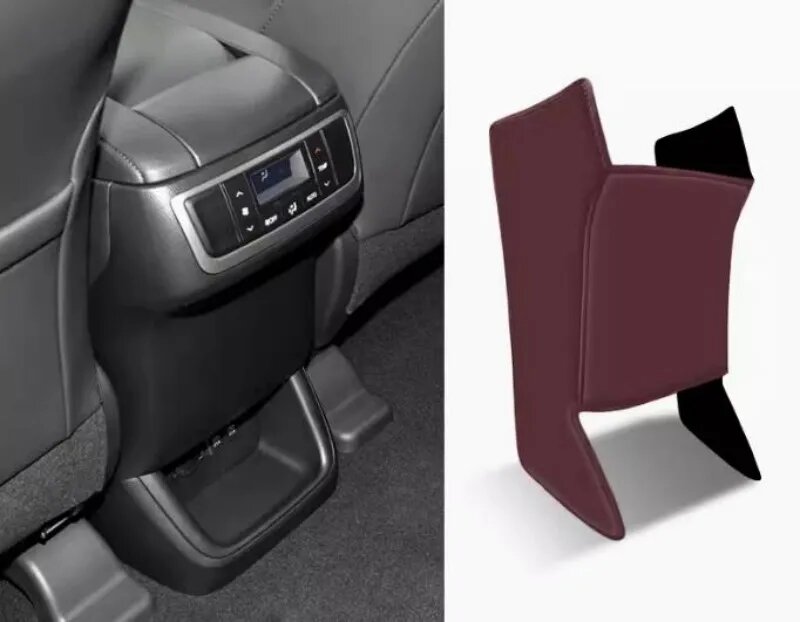Для Toyota Highlander 2015 2016 2017 2018 2019 2020 2021 автомобильный коврик для coffee, Коричневый
