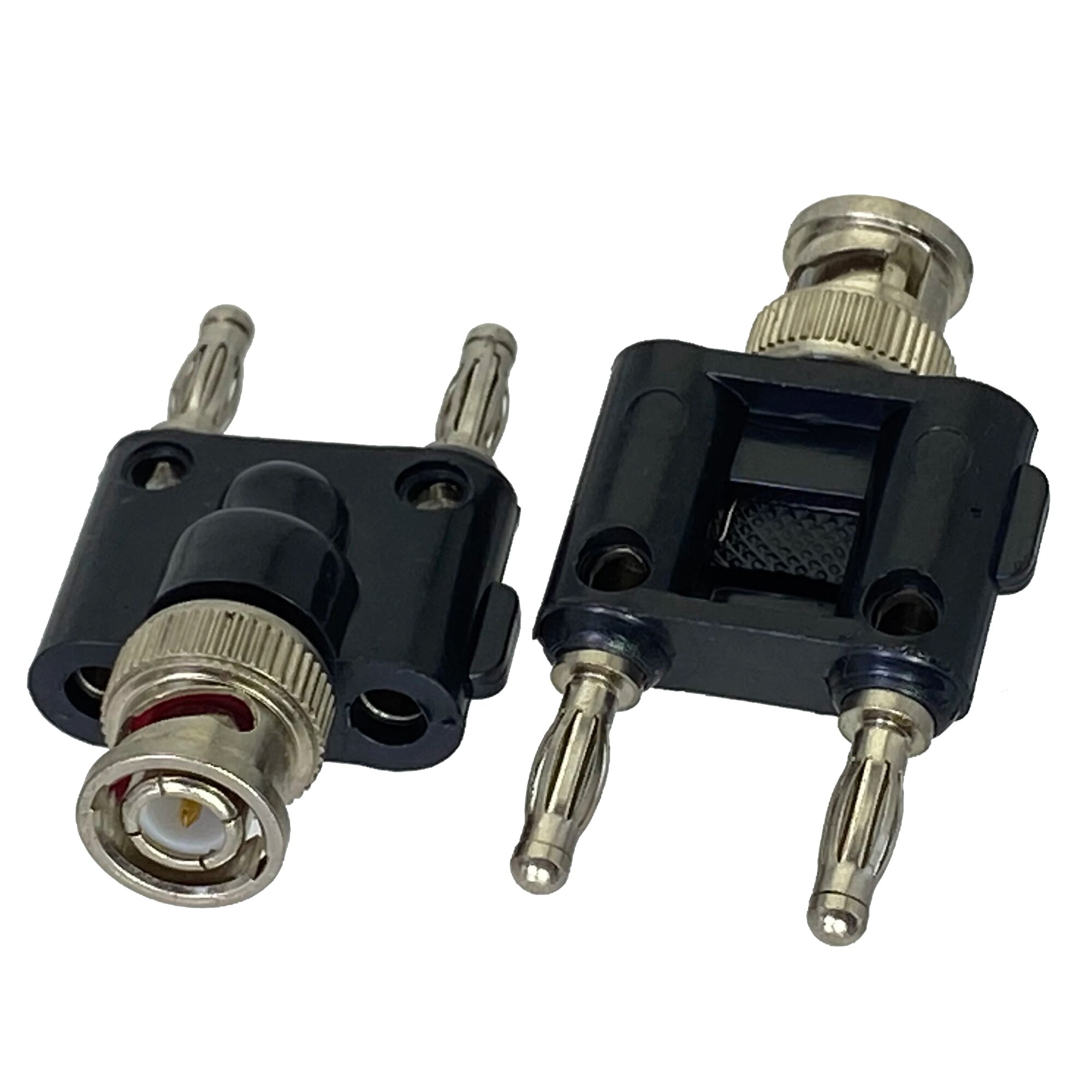 BNC разветвитель 2x4 мм OllyMurs BNC M to Banana M