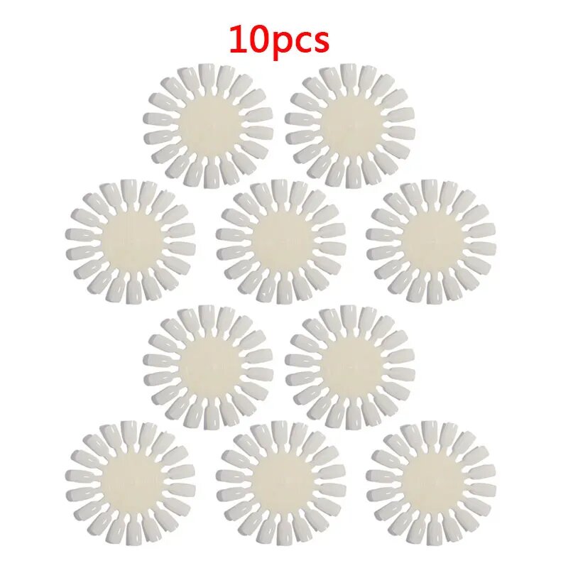 Демонстрационная подставка для наращивания ногтей 10Pcs Natural