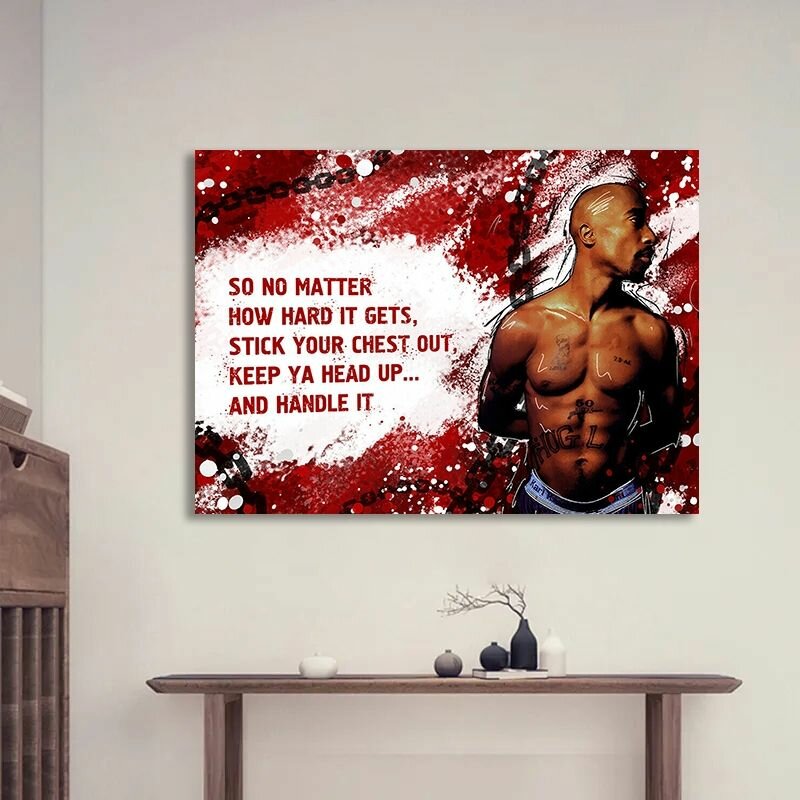 2pac / Тупак Шакур, 20х30 см. Картина в интерьер / на стену, постер на холсте, HIP HOP