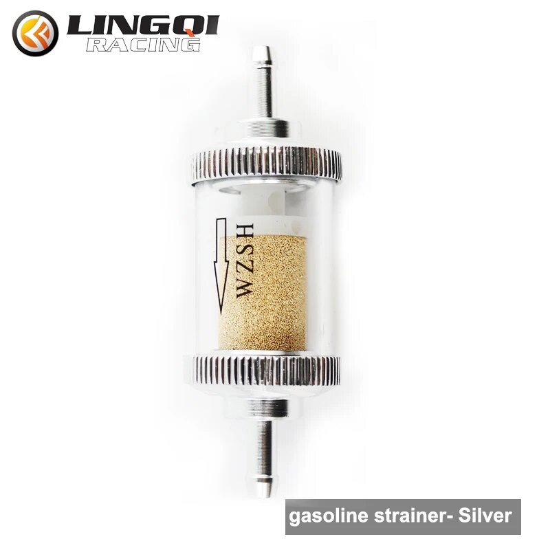 LINGQI модифицированный универсальный масляный фильтр из листового медного Серебряный, серебристый