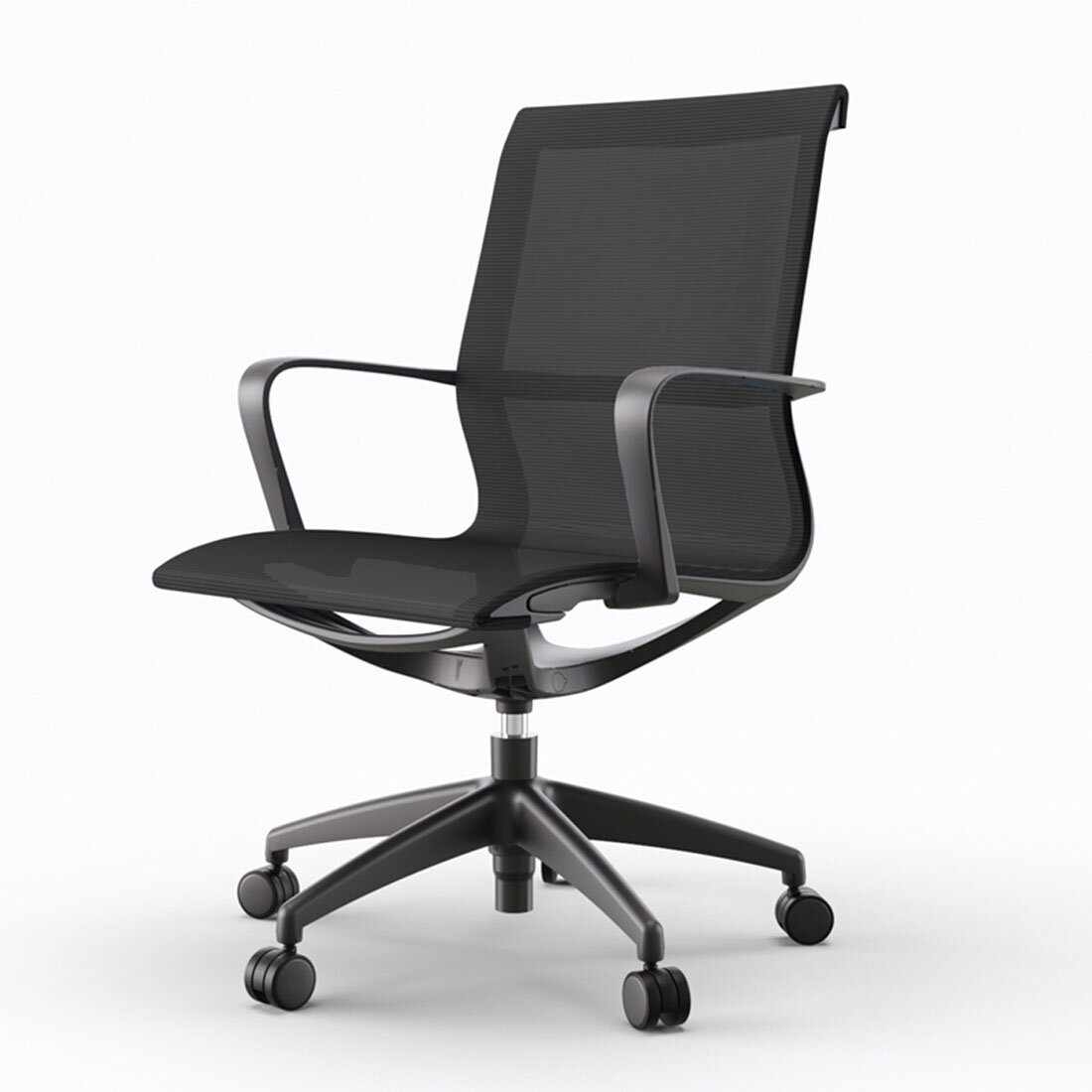 Минималистичное офисное кресло Ework Square (черный)