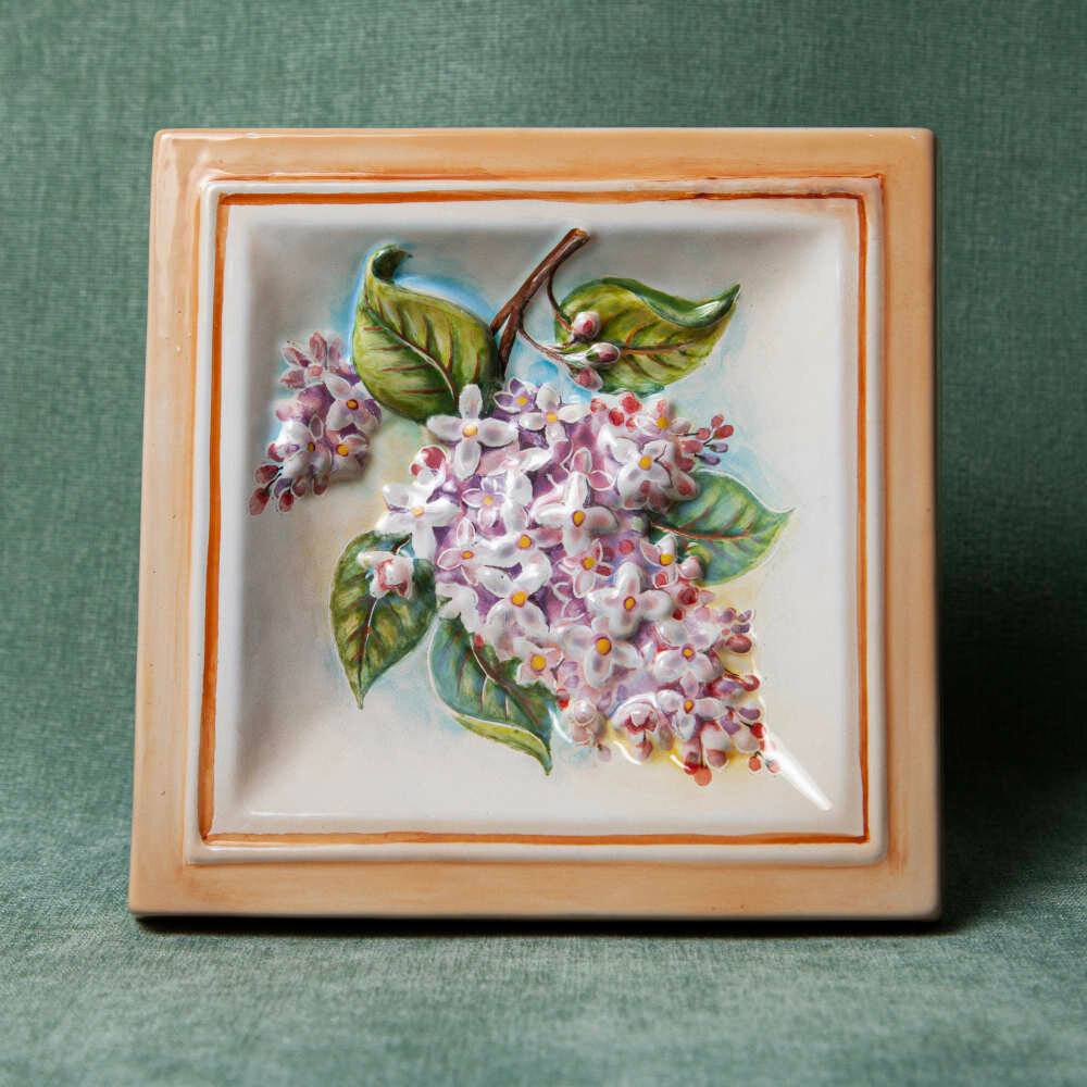 Сирень декоративная плитка