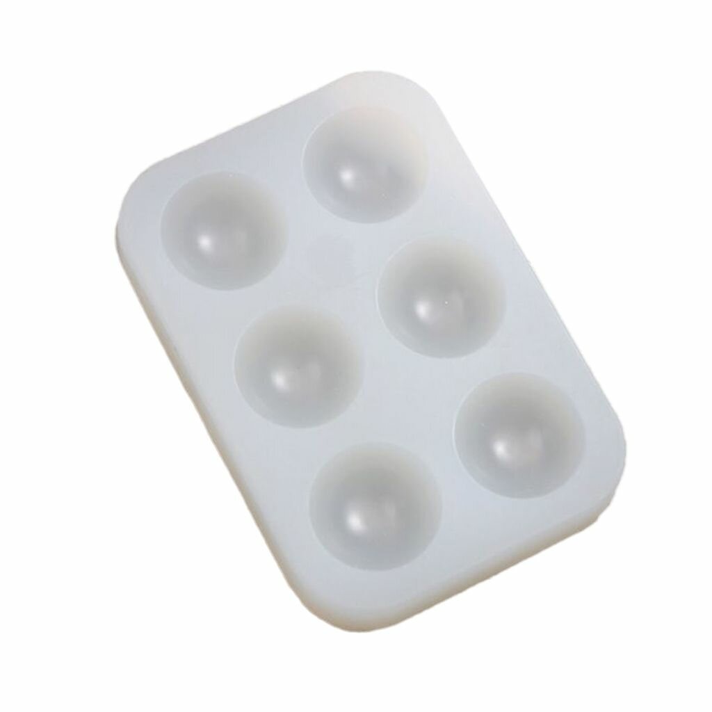 Палитра красок, форма для смолы, художественная эпоксидная смола, 6-полосная круглая форма, сделай сам