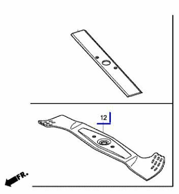 Нож газонокосилки Honda HRG 466 (made in France)