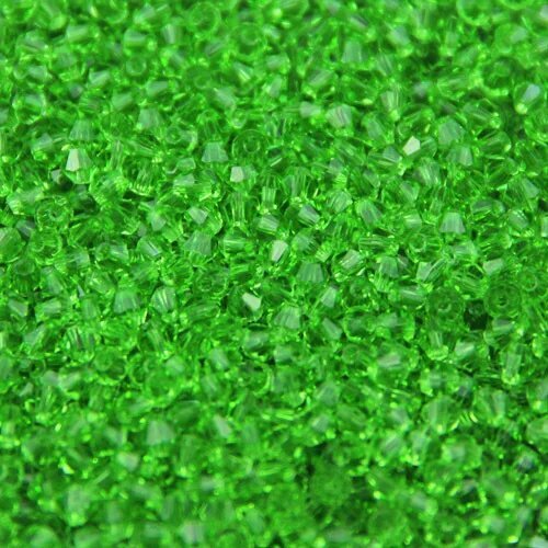 JHNBY бисер из кристаллов 3 мм 200 шт Зеленый, 311 Green