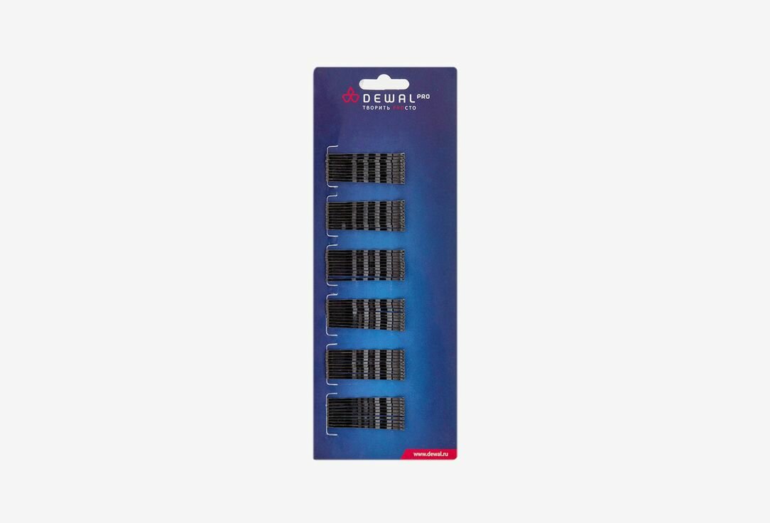 Невидимки DEWAL PROFESSIONAL black 50 mm