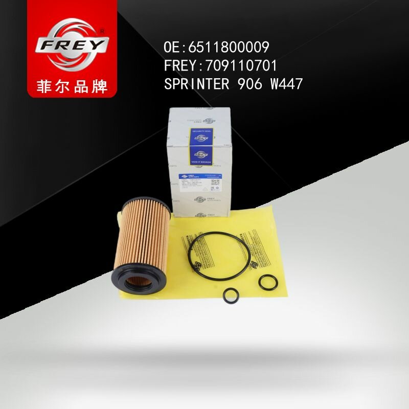 FREY Фильтр масляный, Mercedes Benz W204 W212 W211 W639 SPRINTER 906 W447, OEM:6511800109