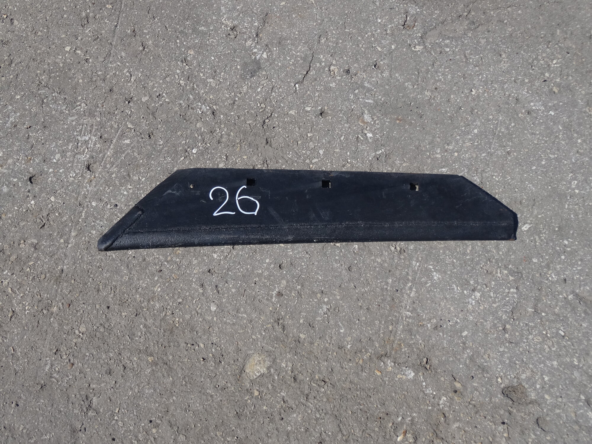 Лемех плуга ПНУ-8х40 (ширина захвата 40 см)