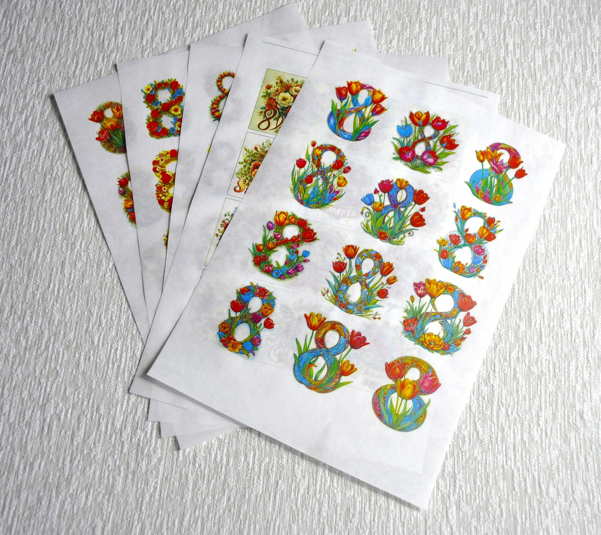 Декупажная карта