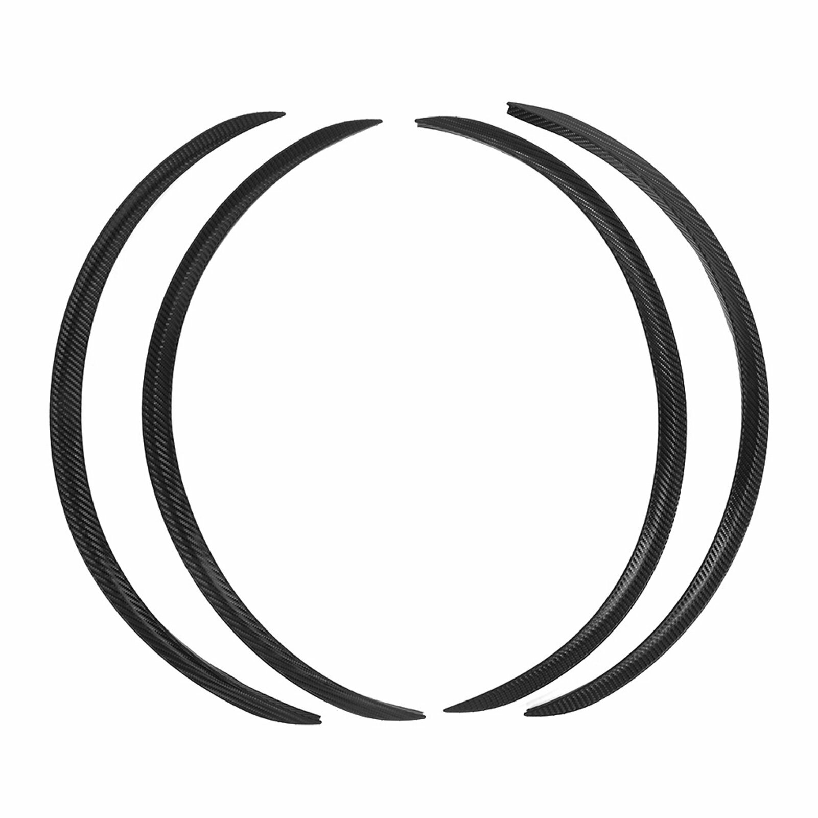 Универсальная защита для крыльев колес, 4 шт, гибкая защита кромки крыла от царапин, 72 см, карбоновый стиль