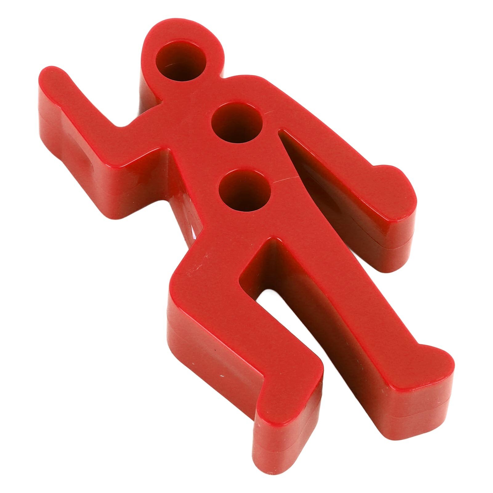 Подставка для ручек и карандашей в стиле «Место преступления», забавная настольная подставка для ручек, офисные украшения, забавные рождественские подарки, аксессуары для офисного стола, красная.