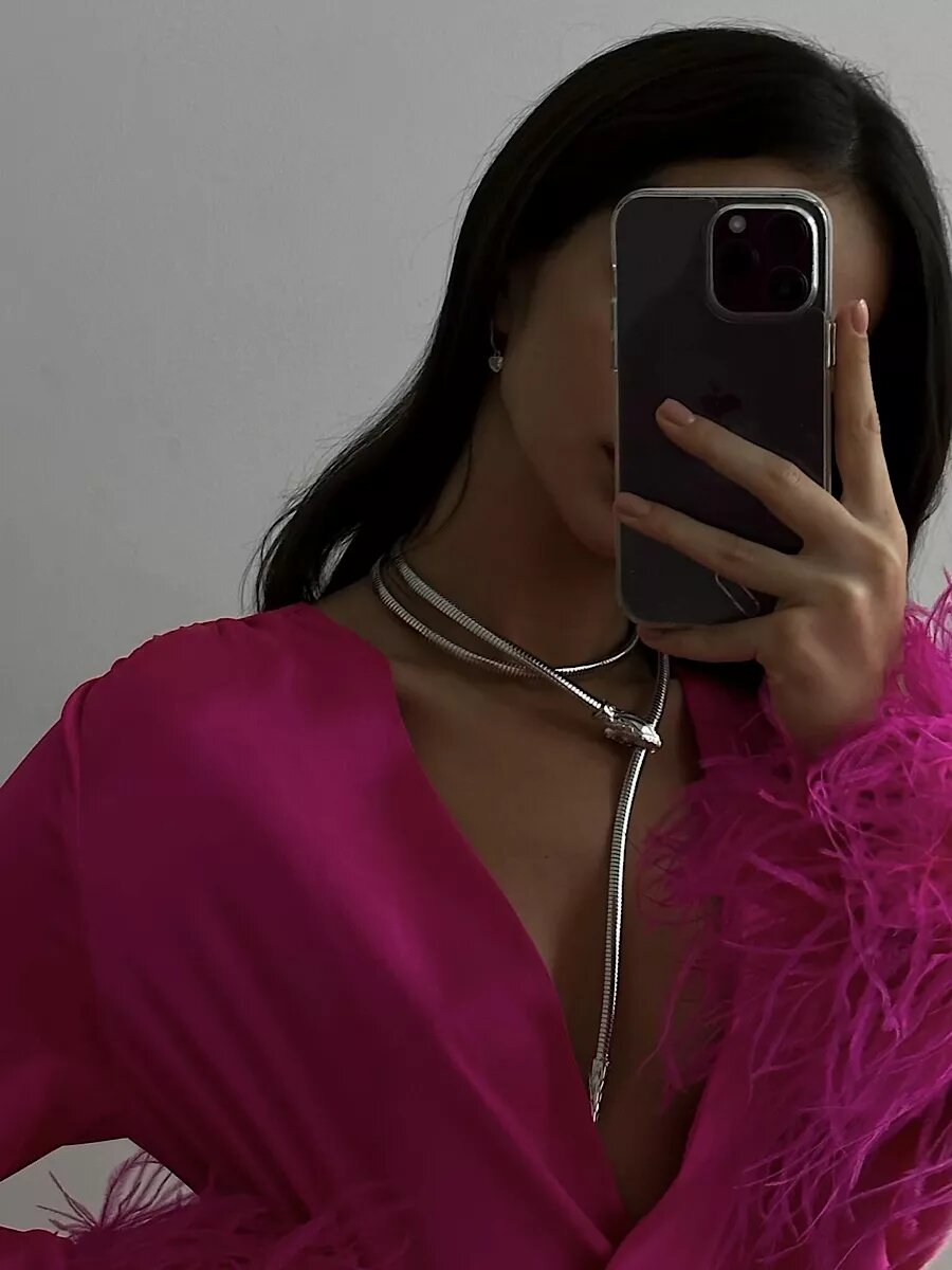 Колье, бисер