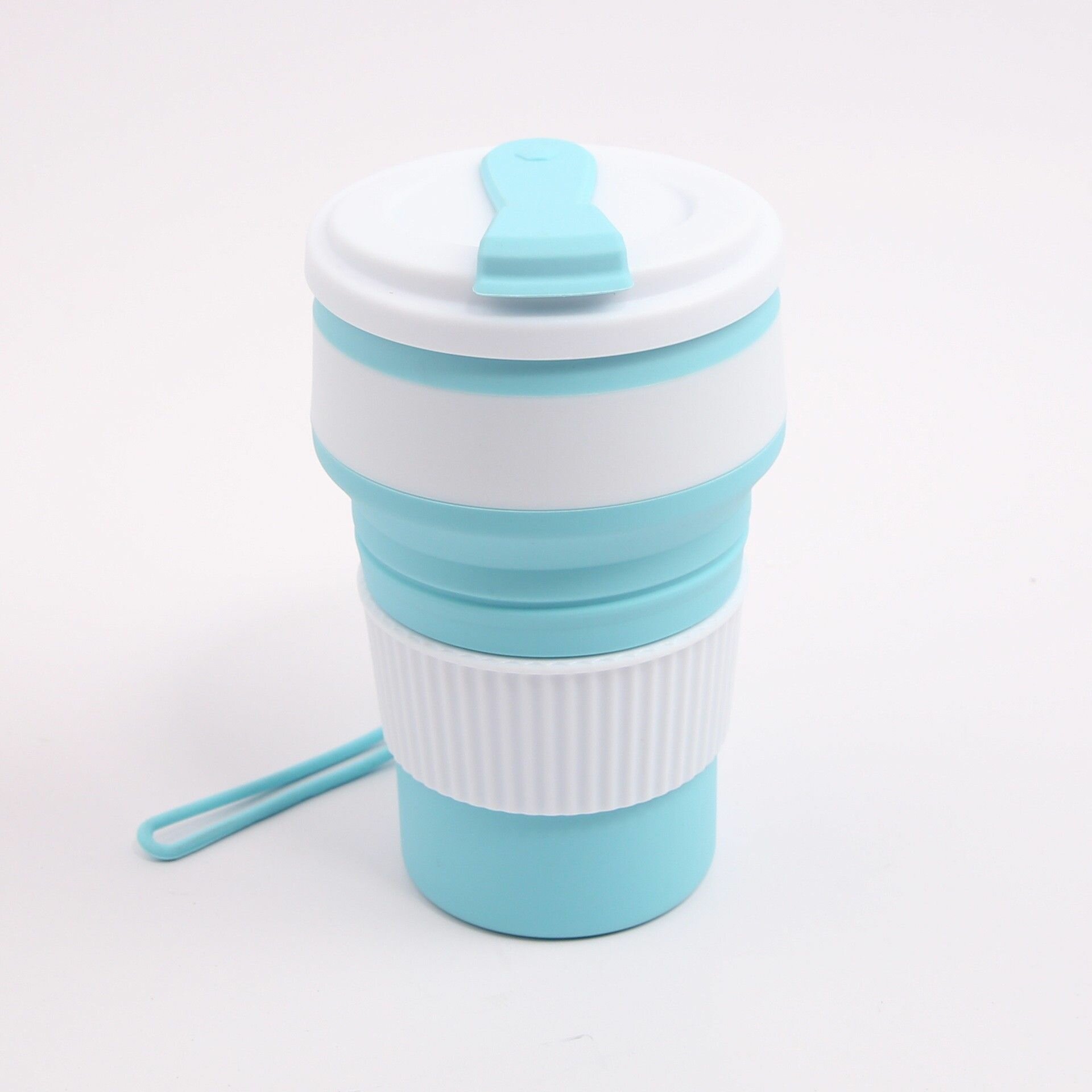 Силиконовый раскладной стакан 350мл