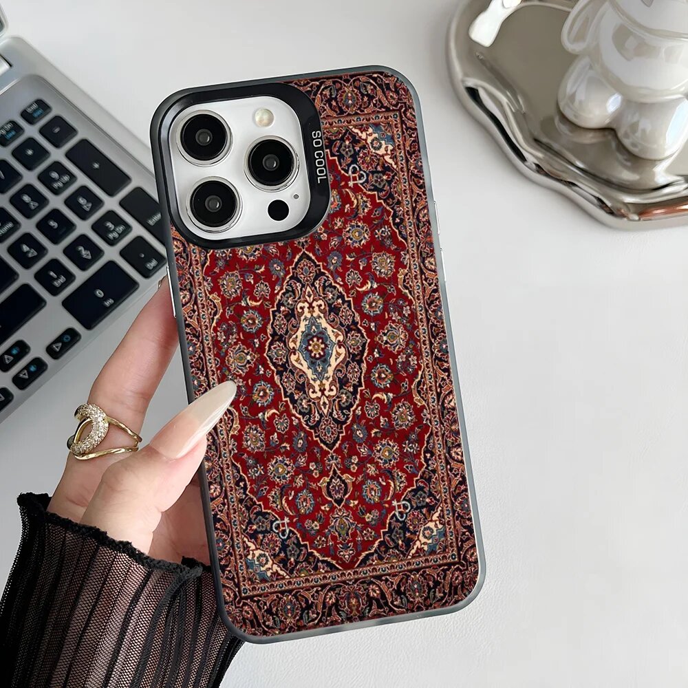 Чехол для iPhone 16, персидский ковер, цвет 2