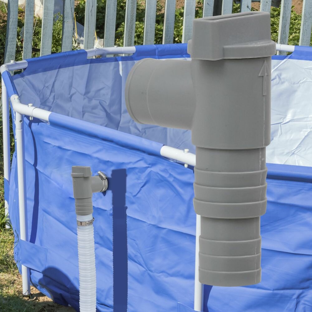 Шаровой клапан для бассейна с подключением шланга 32 мм надежное решение для предотвращения утечек и удобной замены насоса