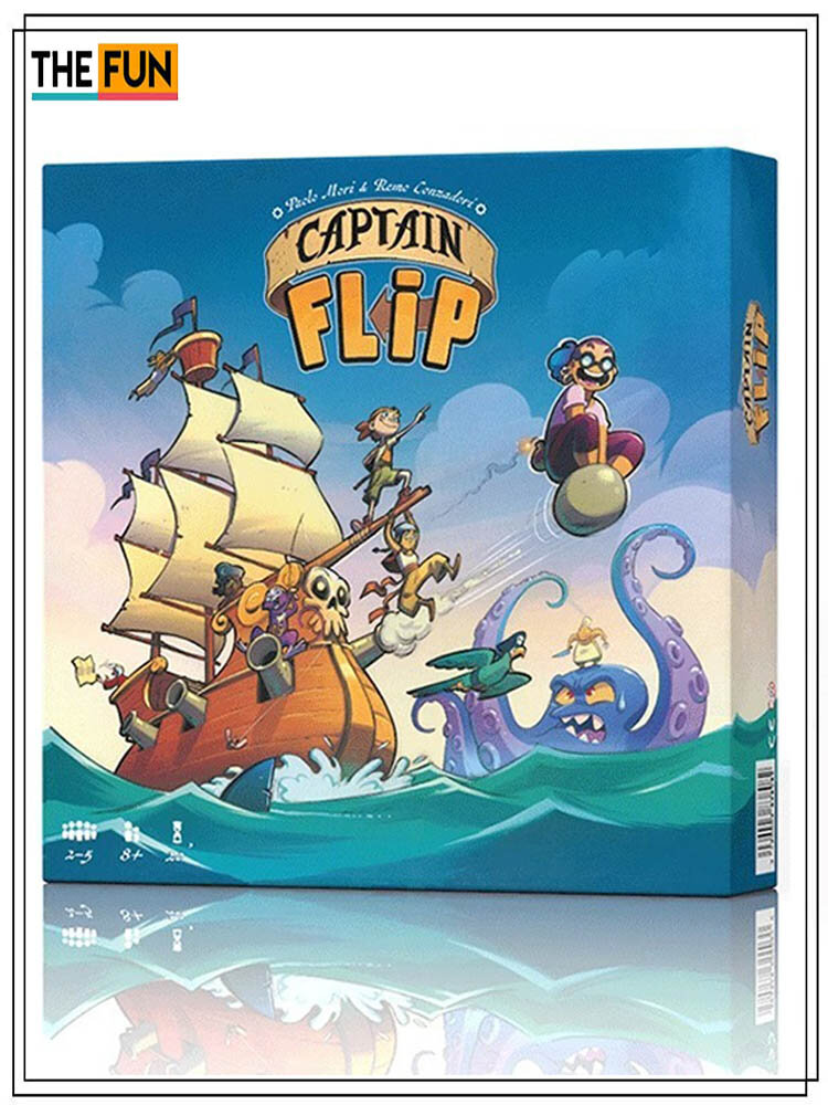 Настольная карточная игра Настольная Captain Flip Игра (Карточная) Новая версия игры