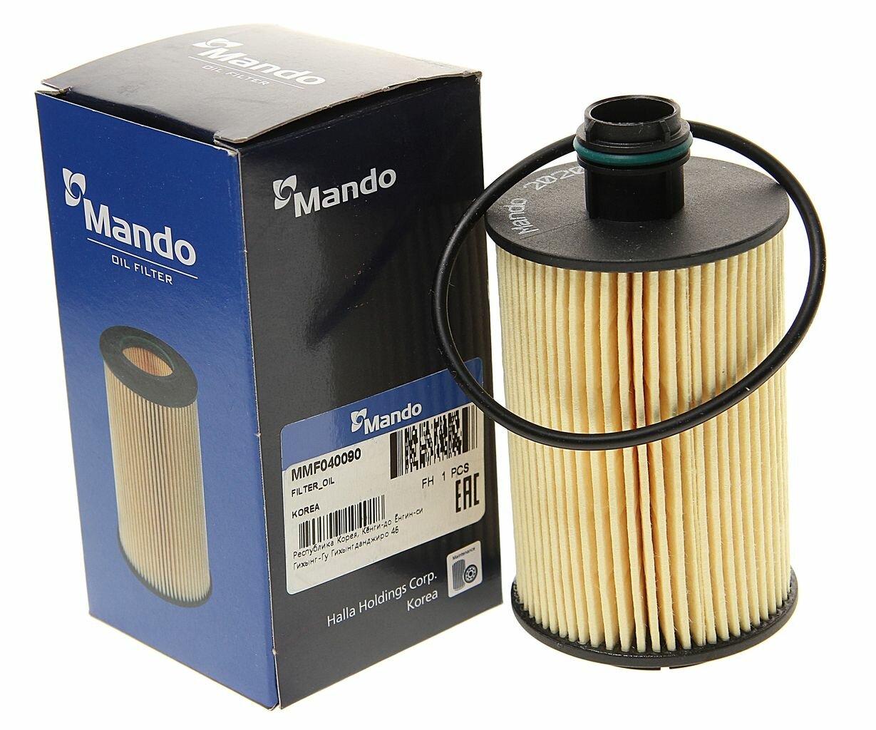 Фильтр масляный картридж для Шевроле Орландо, Опель Каптива арт MMF040090 MANDO